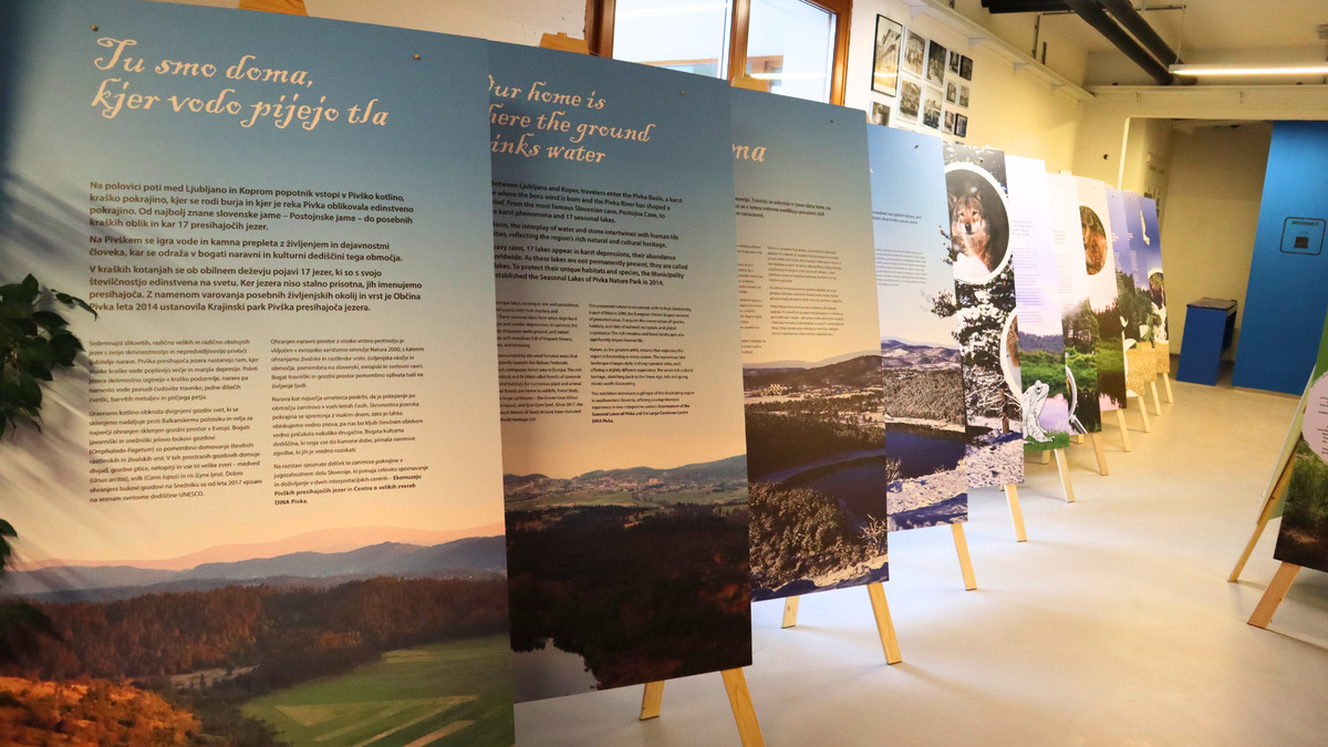 Razstava Pivška pokrajina skozi leto gostuje v Srednji gozdarski ...